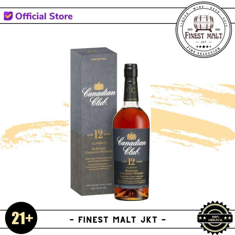 Jual Canadian Club Classic 12YO Blended Canadian Whisky (700ml) di ...