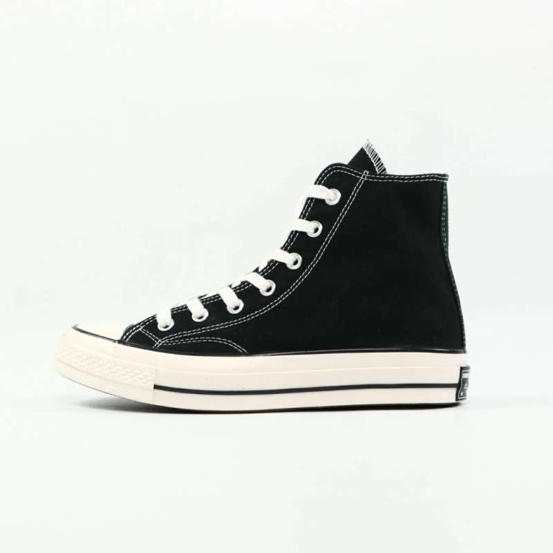 Promo SEPATU CONVERSE ALL STAR CHUCK TAYLOR 70s HIGH BLACK WHITE ...