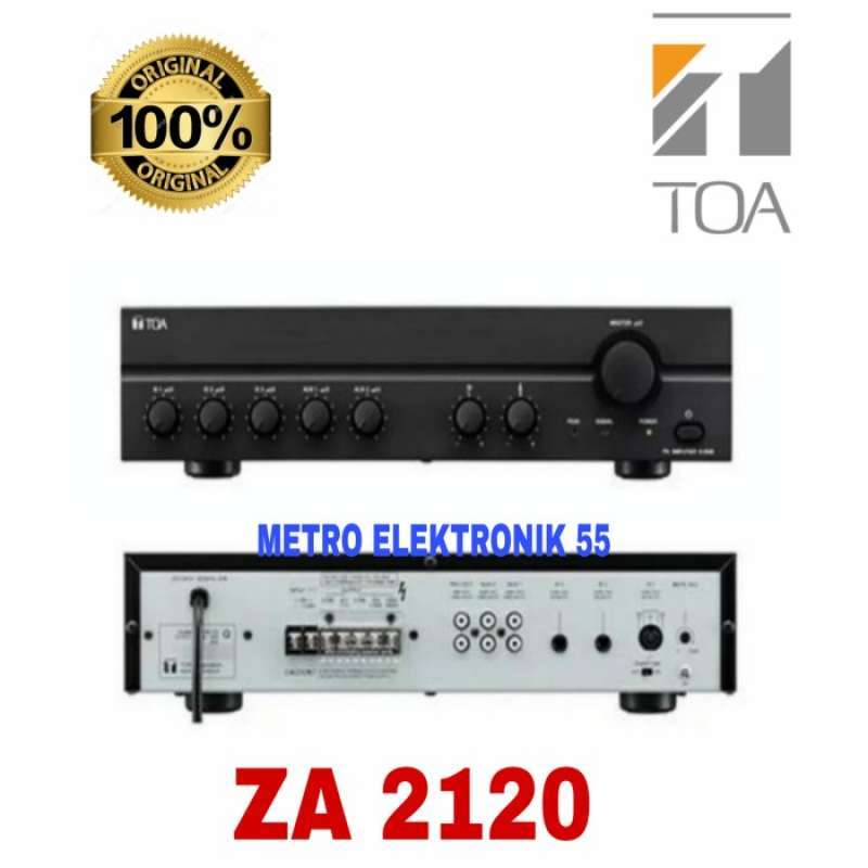 Jual Amplifier TOA ZA 2120 ( 120 Watt ) Original di Seller Kamsahita ...