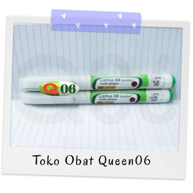 Jual lantus XR 300 Units/Ml Solostar Insulin Glargine Obat Diabetes ...