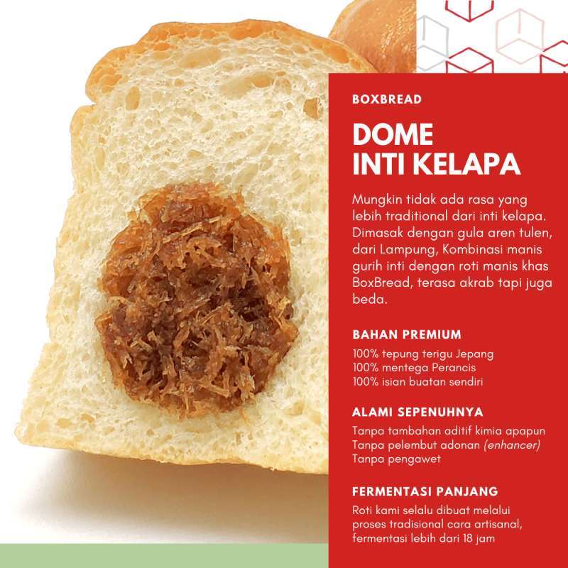Jual Roti Inti Kelapa - Boxbread Dome Di Seller Boxbread Bakery ...