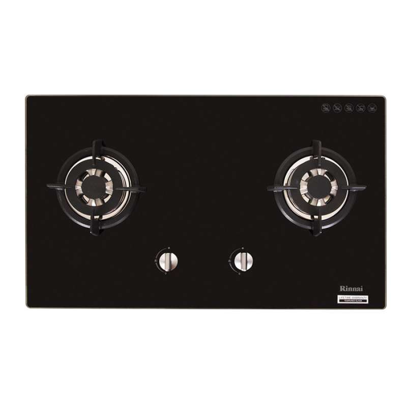 Promo Rinnai Kompor Tanam RB-72SV (GB) Glass Black RB 72 SV 2 tungku 70cm Diskon 8% di Seller ...