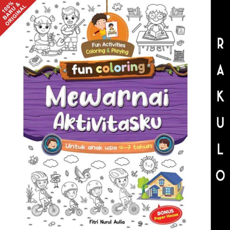 Jual Buku Mewarnai Anak Fun Coloring Aktivitas untuk usia 4-7 Tahun ...