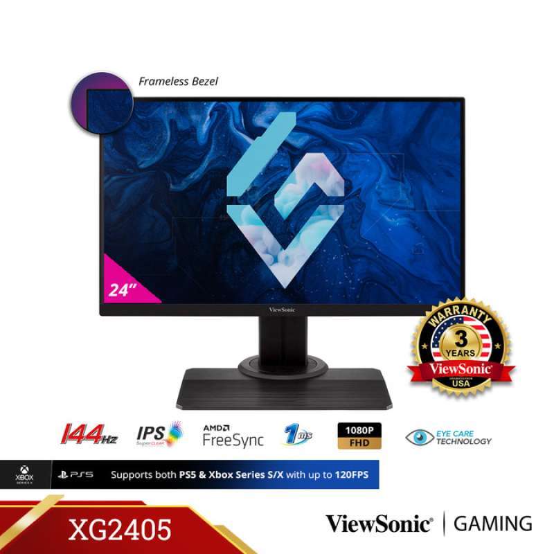 Jual ViewSonic 24 Gaming Monitor XG2405|144Hz|1ms |IPS|AMD FreeSync ...