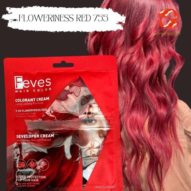 Jual NEW . FEVES HAIR COLOR SACHET 30ML di Seller Cantik.supplies ...