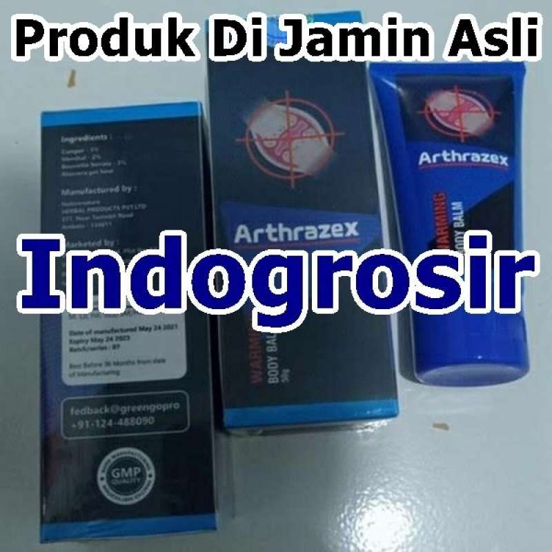 Promo ARTHRAZEX CREAM ASLI ORIGINAL OBAT SENDI OTOT TULANG LINU 100% ...