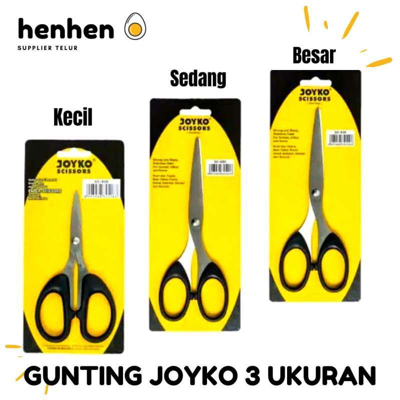 Jual GUNTING JOYKO 3 UKURAN GUNTING SERBAGUNA STAINLESS - KECIL di ...