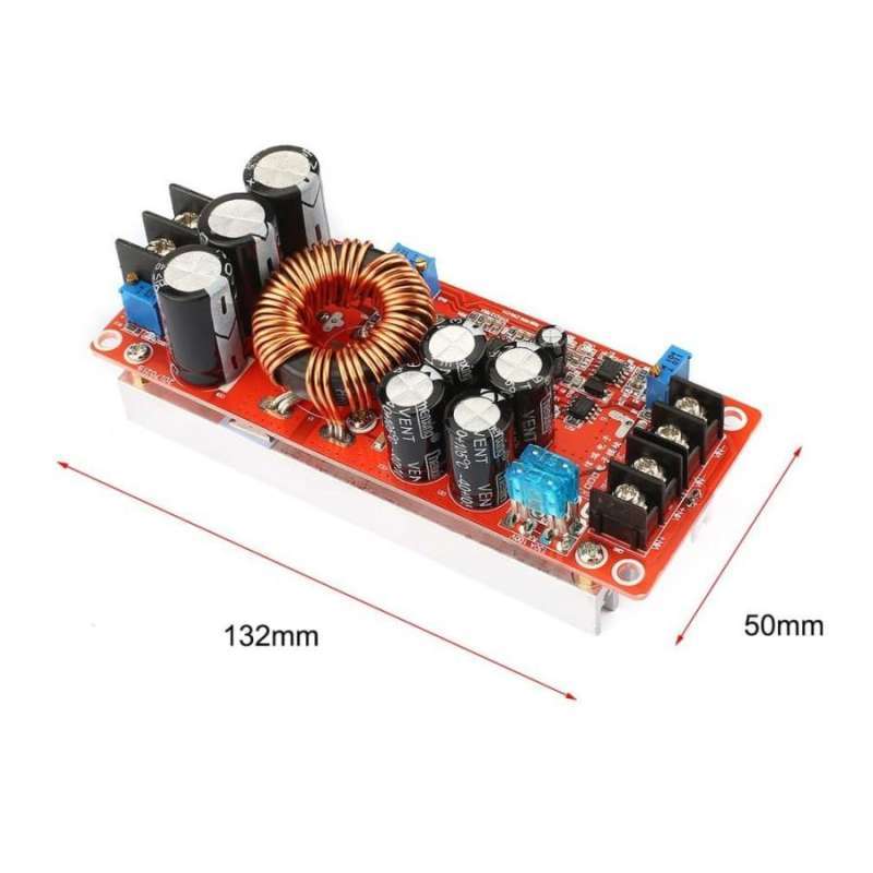 Jual Step Up 1200w 20a 8-60v To 12-83v Dc-dc Converter Boost Di Seller ...
