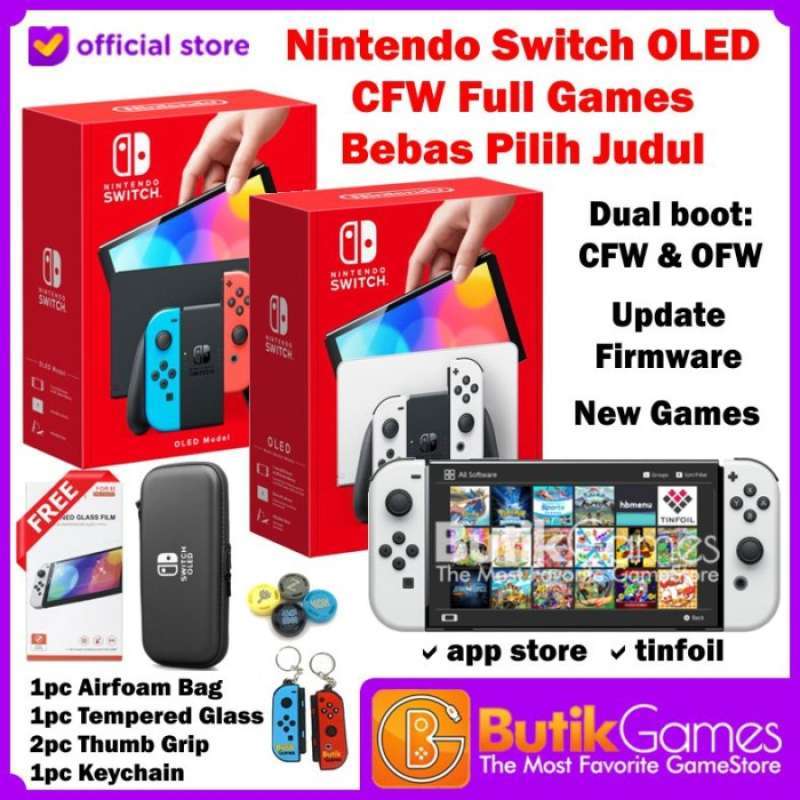 Promo NINTENDO SWITCH OLED CFW FULL GAME Diskon 33% di Seller Emma Store - Tegal Parang, Kota ...