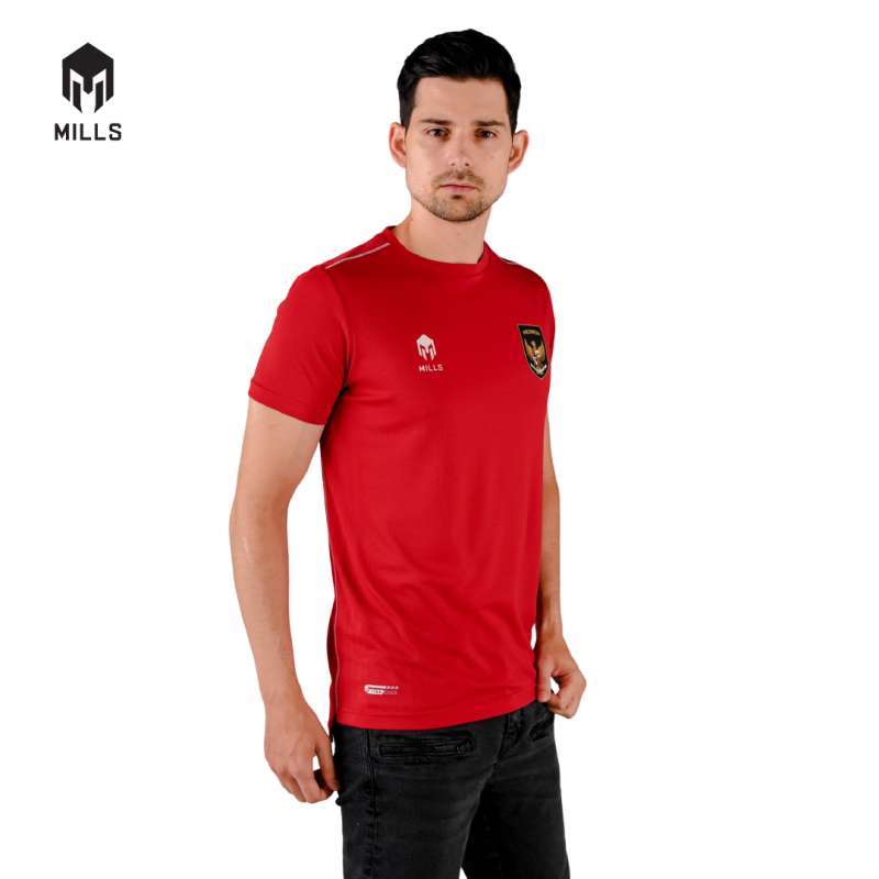 Jual Mills Timnas Indonesia Shirt Sv Red 29028 Di Seller Mills Official ...