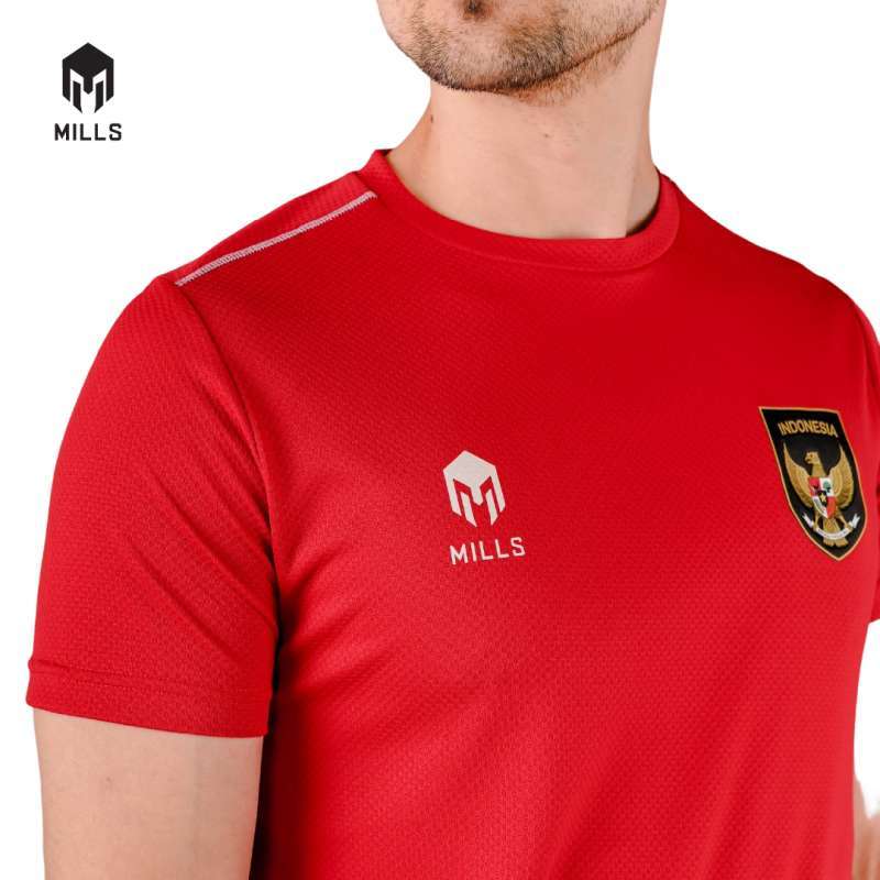 Jual Mills Timnas Indonesia Shirt Sv Red 29028 Di Seller Mills Official ...