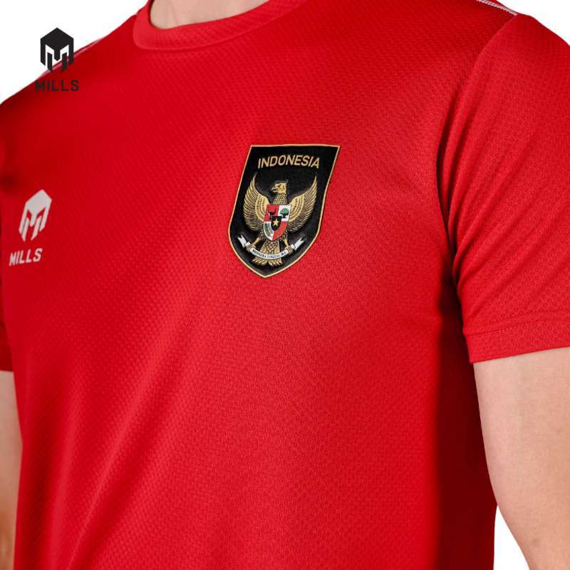 Jual Mills Timnas Indonesia Shirt Sv Red 29028 Di Seller Mills Official ...