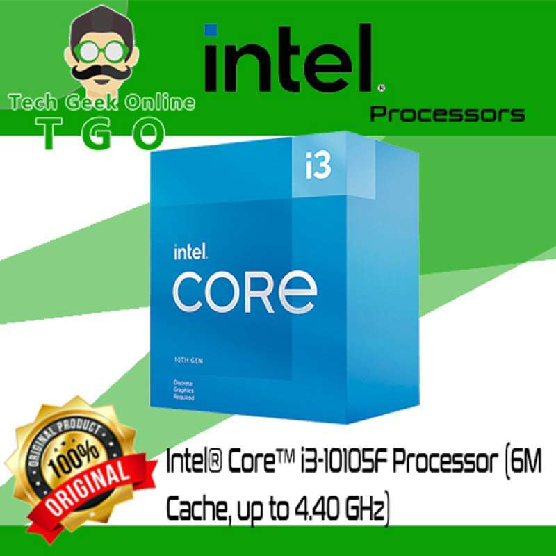 Promo Processor Intel Core I3 10105f Lga1200 Box Comet Lake Diskon 20% ...