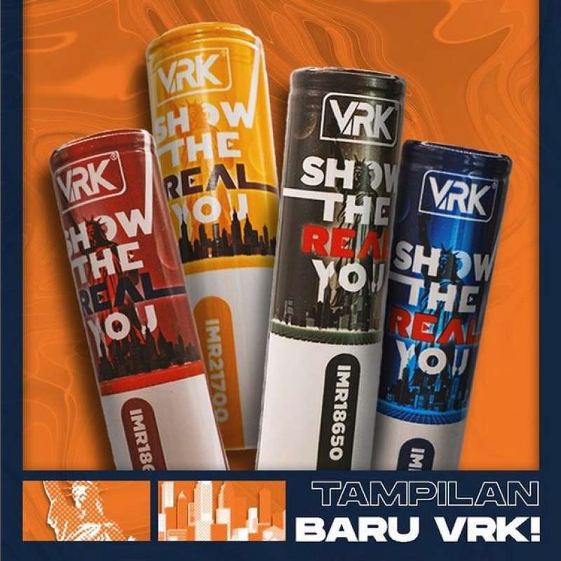 Jual BATTERY VRK 18650 3500mAh 30A SHOW THE REAL YOU BATERAI AUTHENTIC ...