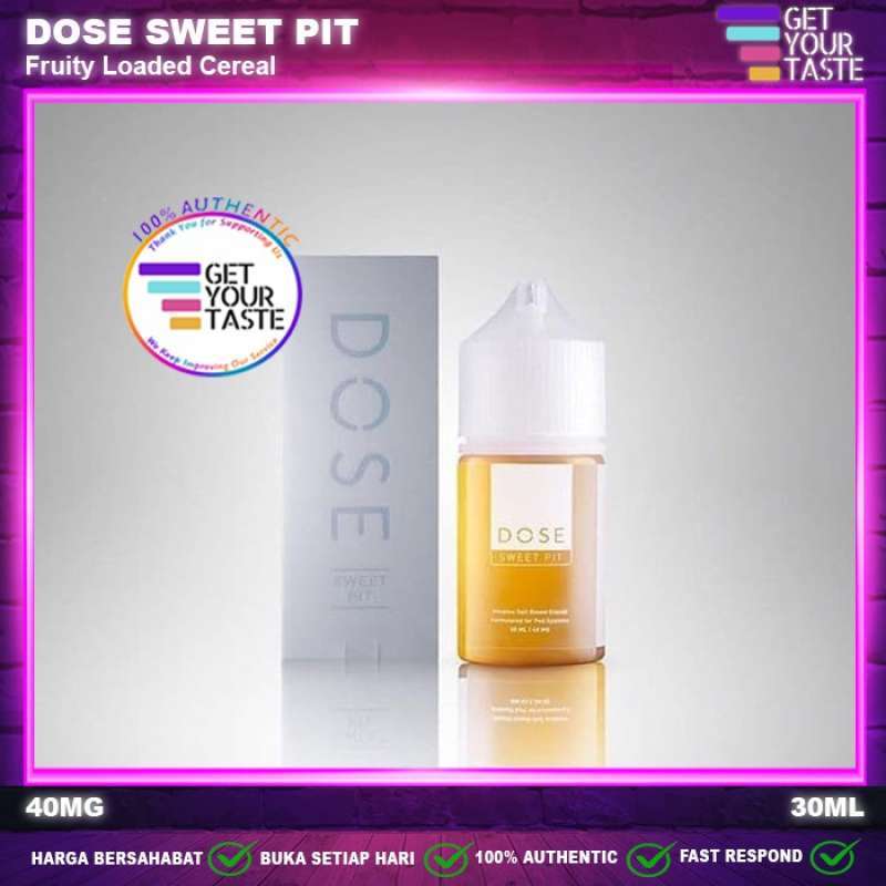 Jual Liquid DOSE Salt Sweet Pit 30ML Fruity Cereal Creamy Saltnic by ...