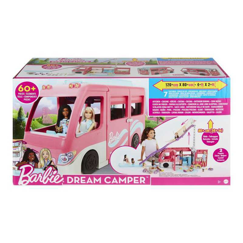 Promo Barbie Dream Camper Vehicle Playset Mobil Barbie Hcd46 Diskon 55% ...