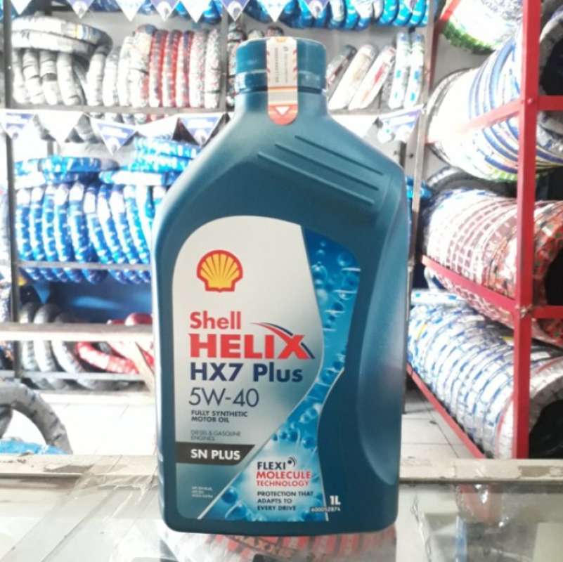 Promo Oli Shell Helix Hx7 Sae 5W-40 Sn Plus Fully Synthetic 1 Liter Original Diskon 16% di ...