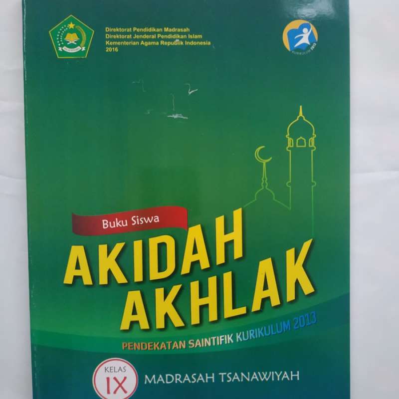 Jual Buku Siswa Madrasah Tsanawiyah ( Mts ) Kelas Ix Akidah Akhlak Kur.2013 Di Seller Cakrawala ...