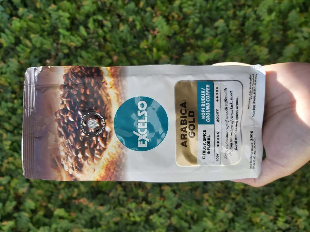 Jual Excelso Arabica Gold 200gr Bubuk Kopi Excelso Arabica Gold Di ...
