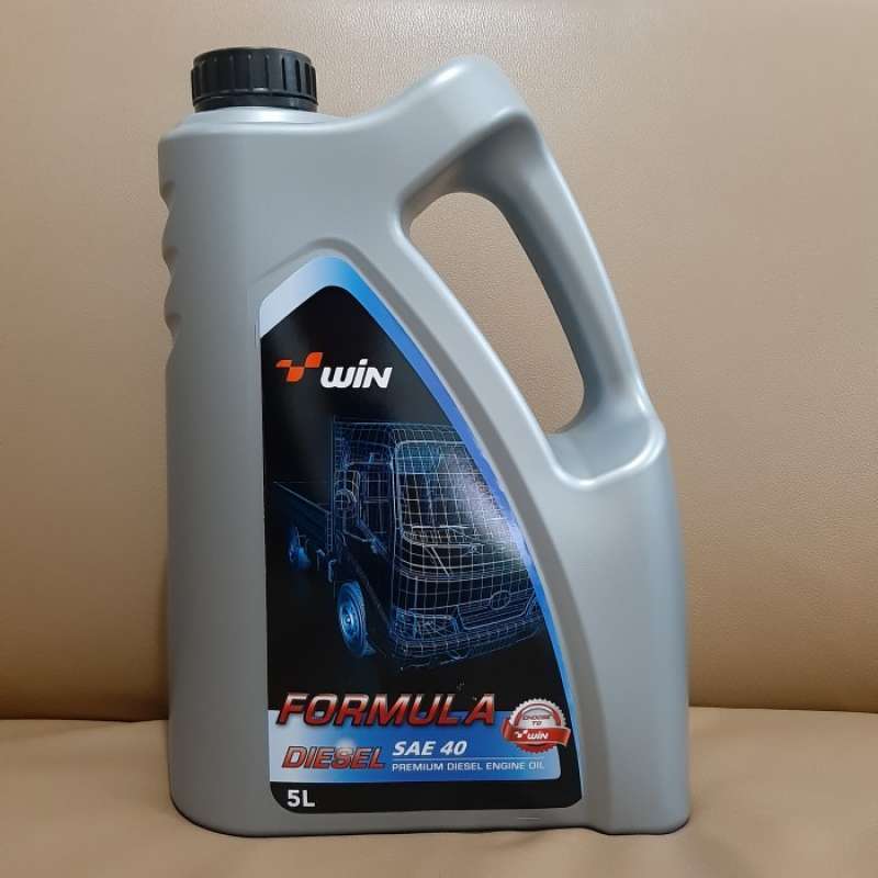 Jual Oli Mesin WIN Formula Diesel SAE 40 API CD/SF - 5liter Galon di ...