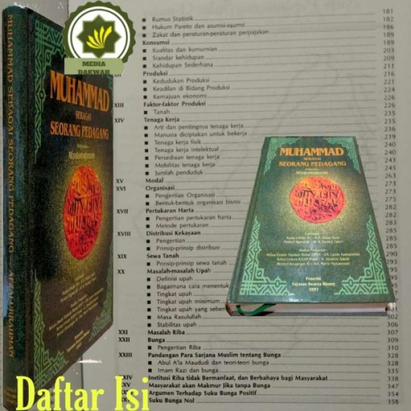 Jual Buku Ekonomi Islam Muhammad Sebagai Seorang Pedagang Dan Empat ...