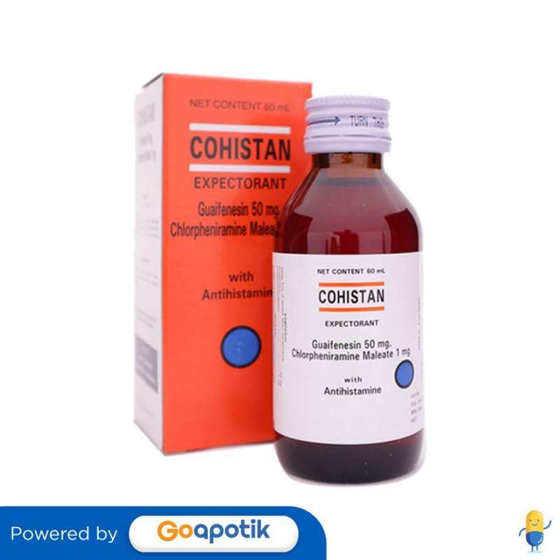 Jual COHISTAN EXPECTORANT SIRUP 60 ML di Seller Apotek Provita Surabaya ...