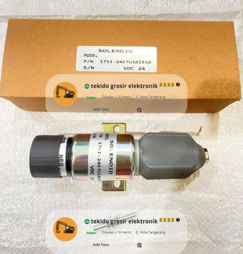 Promo Selenoid Engine Stop 24V 1751-24E7U1B1S5 Sa-3796-24 Diskon 23% di Seller Galleria Store ...