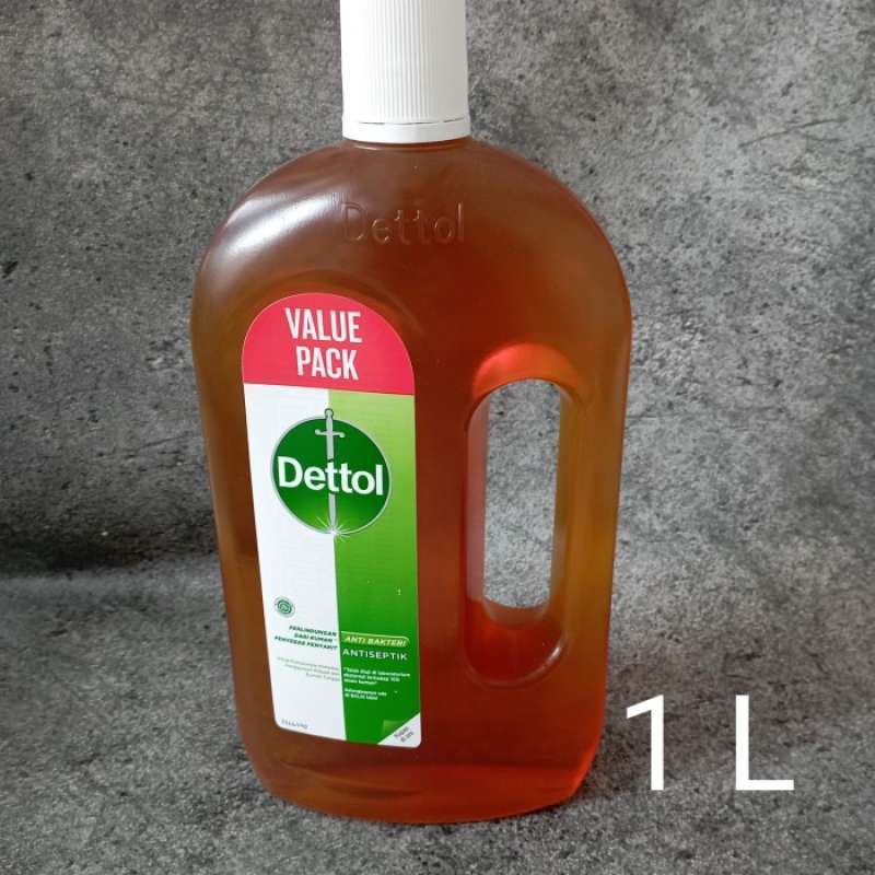 Promo Dettol Antiseptic 1 Liter Detol Antiseptik 1L 1000Ml 1000 Ml ...