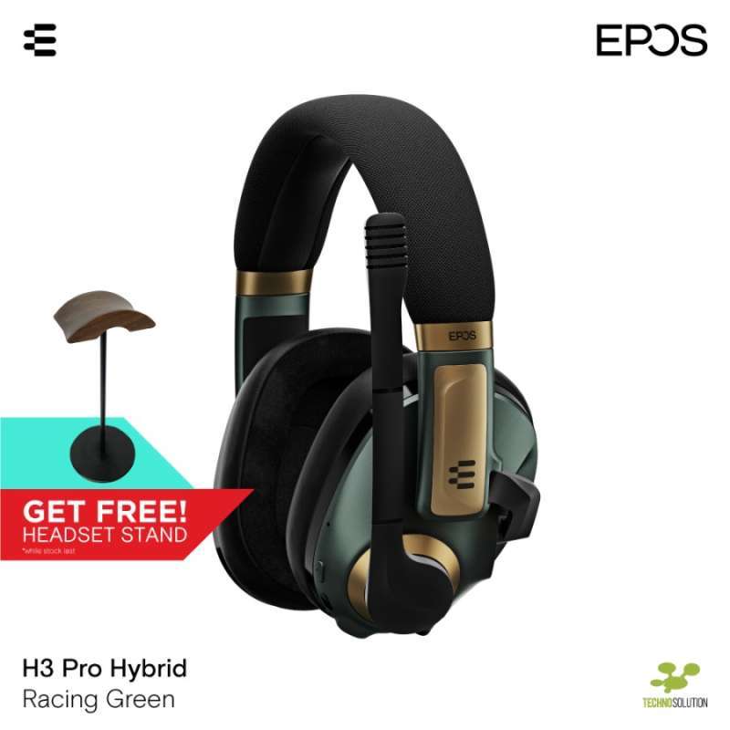 Jual Epos H3 Pro Hybrid Green - Closed Acoustic Bluetooth Gaming Headset Di Seller Originae ...