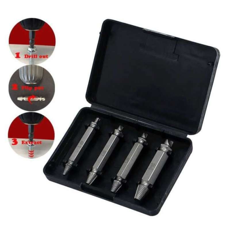 Promo Premium Alat Pembuka Baut Rusak / Screw Extractor Broken Stripped ...