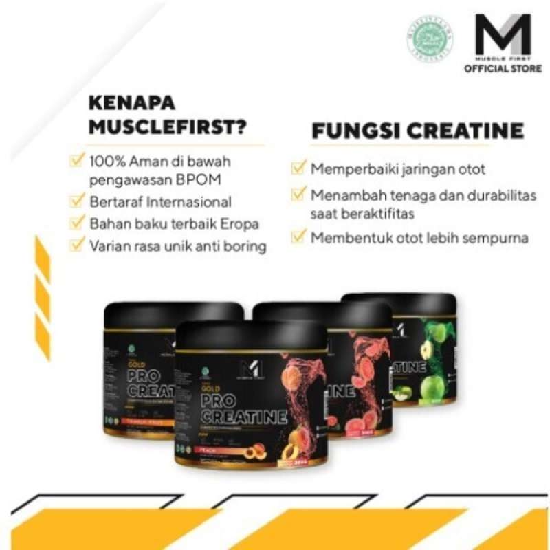 Jual M1 Muscle First Pro Creatine Kemasan Pouch - 70 Serving Di Seller ...