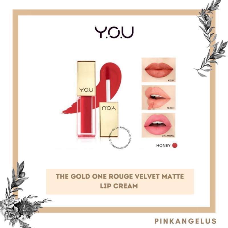 Promo The Gold One Rouge Velvet Matte Lip Cream YOU Official Store ...