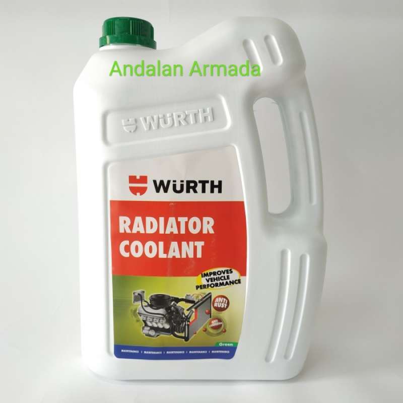 Jual WURTH air radiator coolant (HIJAU/GREEN) 5LITER di Seller Huma ...