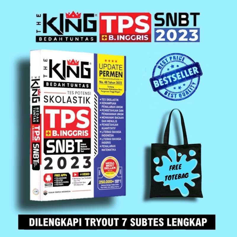 Promo Buku Snbt The King Tps Skolastik Snbt 2023 Dilengkapi Try Out 7