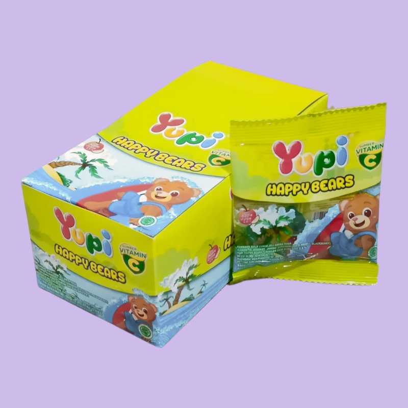 Jual Yupi Happy Bear Jelly Gummy Candy [12 Pcs/box] Di Seller Adhins ...