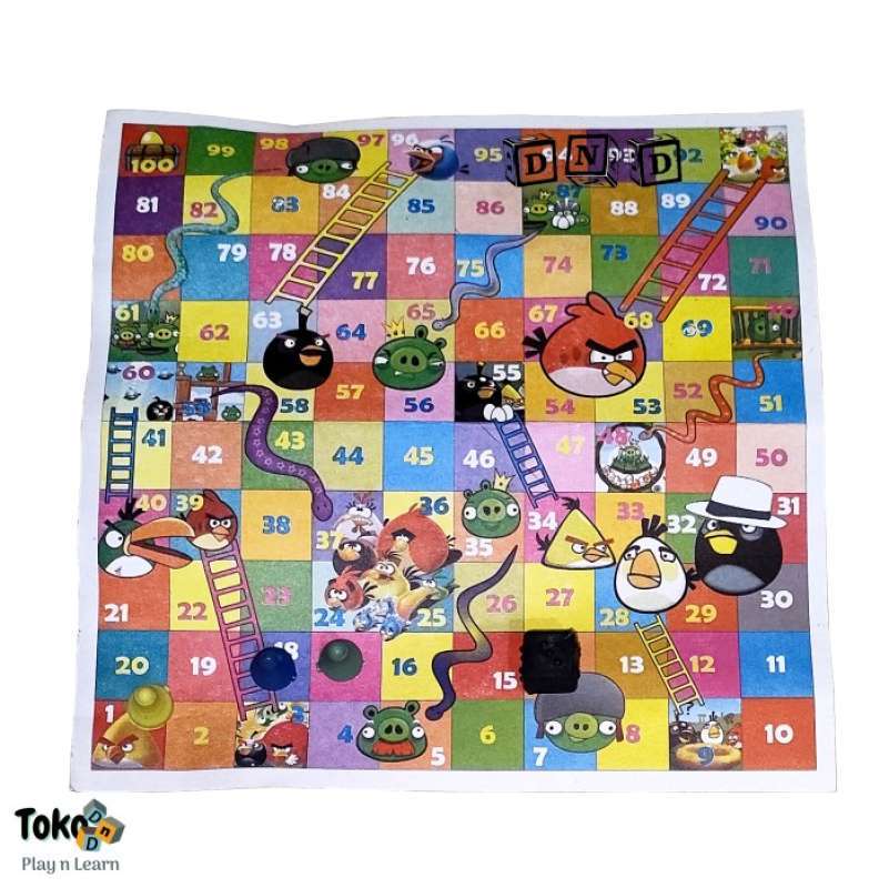 Jual Mainan Keluarga Anak Family Board Game Ular Tangga Kecil Snake ...