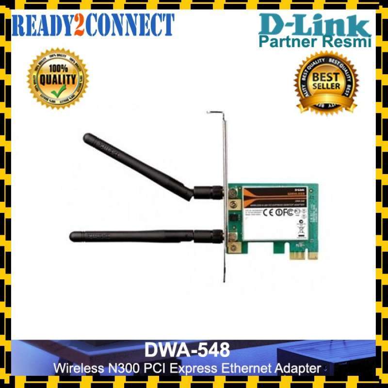 Promo DLINK DWA-548 Wireless N300 PCI Express Ethernet Adapter Diskon 9% di Seller ELANT STORE ...