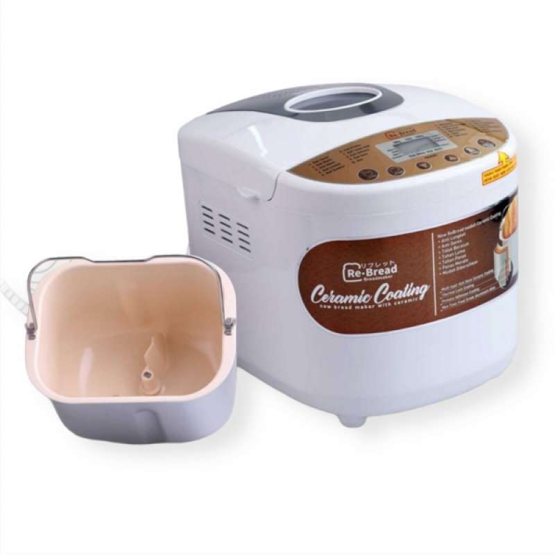 Jual ReBread RB250C Bread Maker Pembuat Roti Otomatis WadahKeramik di ...