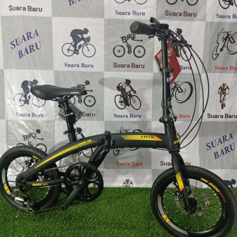 Promo Sepeda Lipat Exotic 2026 Mg 16 Inch Diskon 35% Di Seller The Samz ...