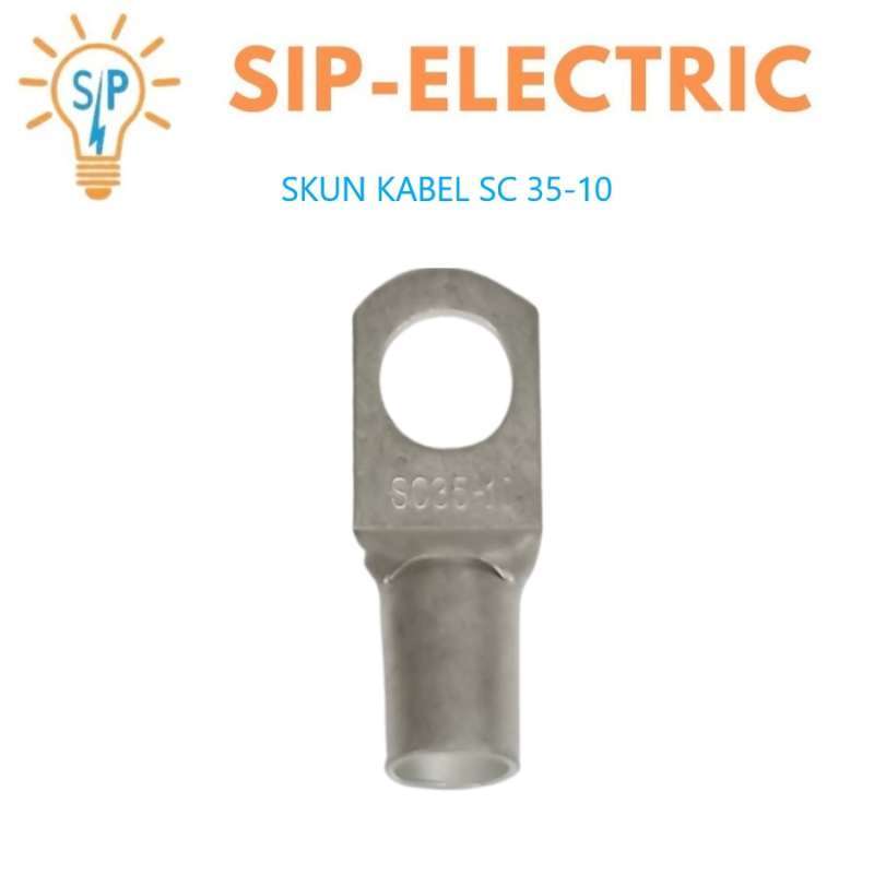 Jual SKUN KABEL SC 35 - 10 DOFF SEKUN M10 CL CABLE LUG 10MM TEMBAGA ASLI di Seller SIP_ELECTRIC ...