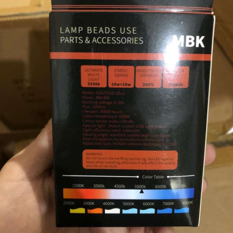 Promo Lampu Depan Motor MBK 8 LED B4T 2 Sisi Plus Blue Eye H6 AC/DC Diskon 9% di Seller Zarinala ...