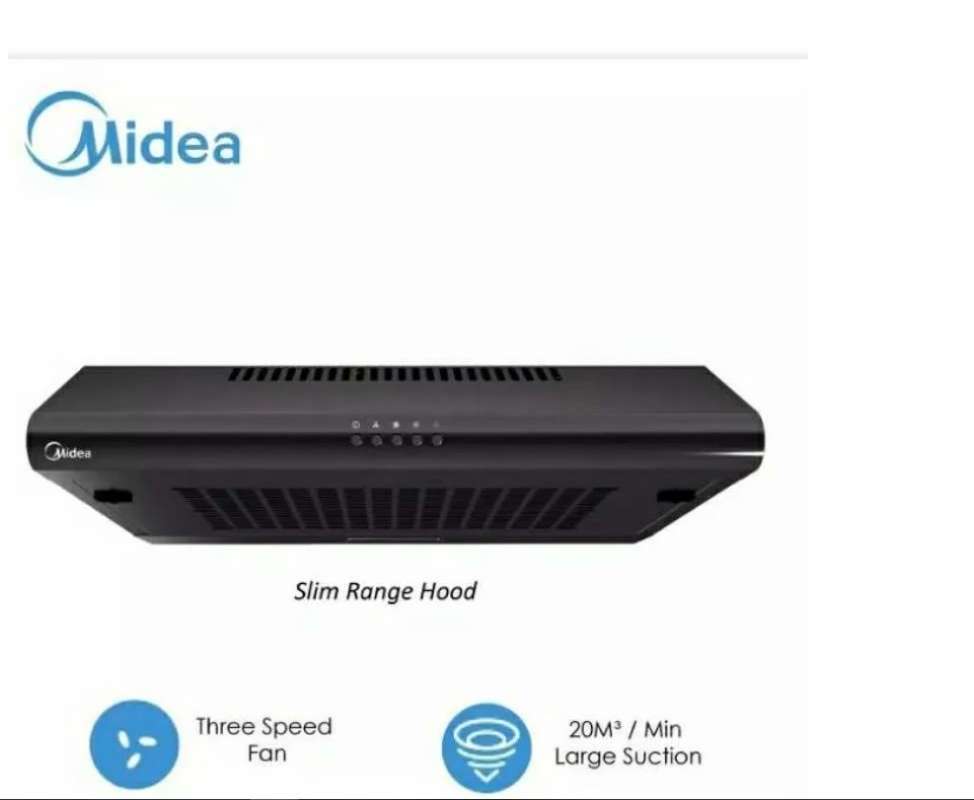 Jual Midea Cooker Hood MCH-60MF1-B (60 cm) Penghisap Asap Dapur / Slim ...