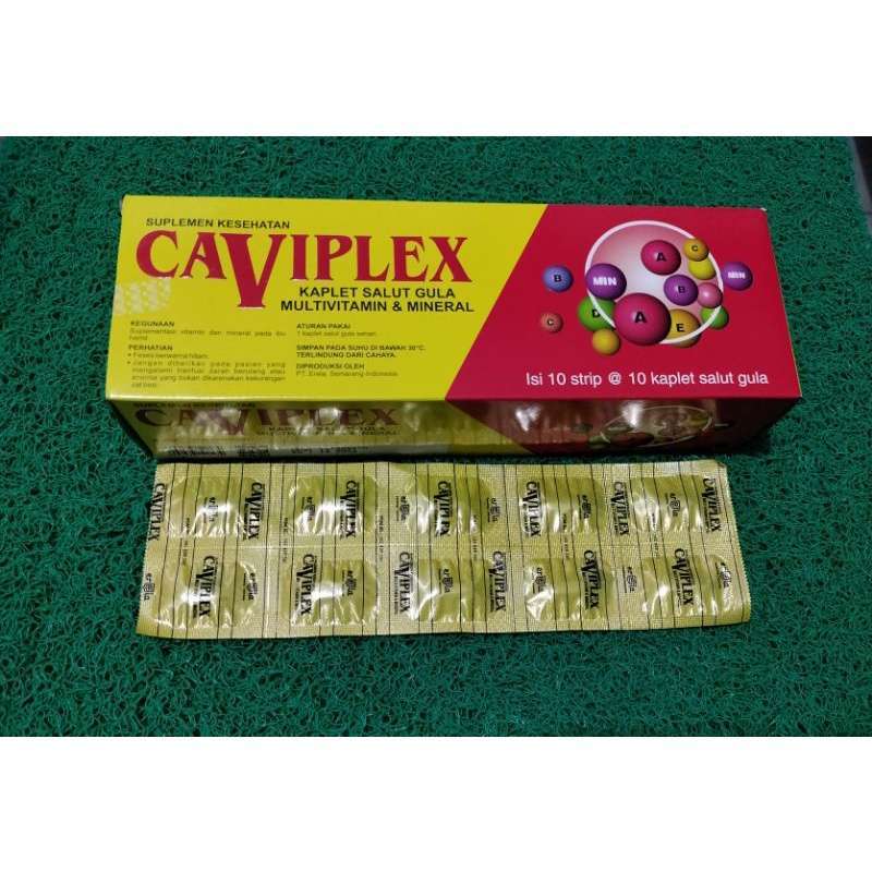 Jual Caviplex 10 tablet - Multivitamin - Apotek Embun di Seller Apotek ...