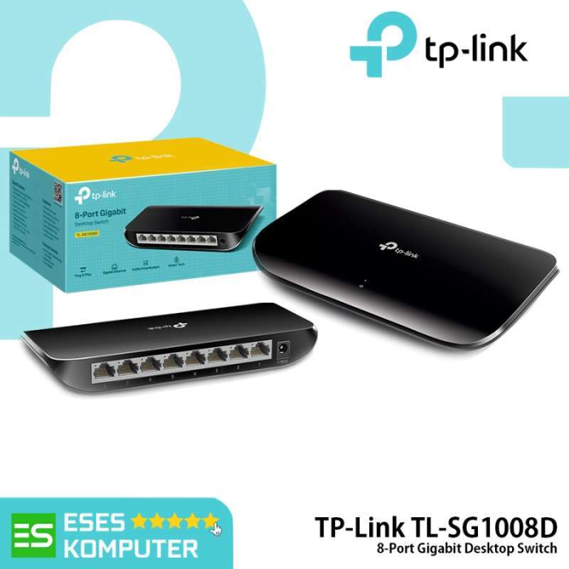 Jual Switch Hub Tp-link Tl-sg1008d 8-port Gigabit Desktop Switch Di ...