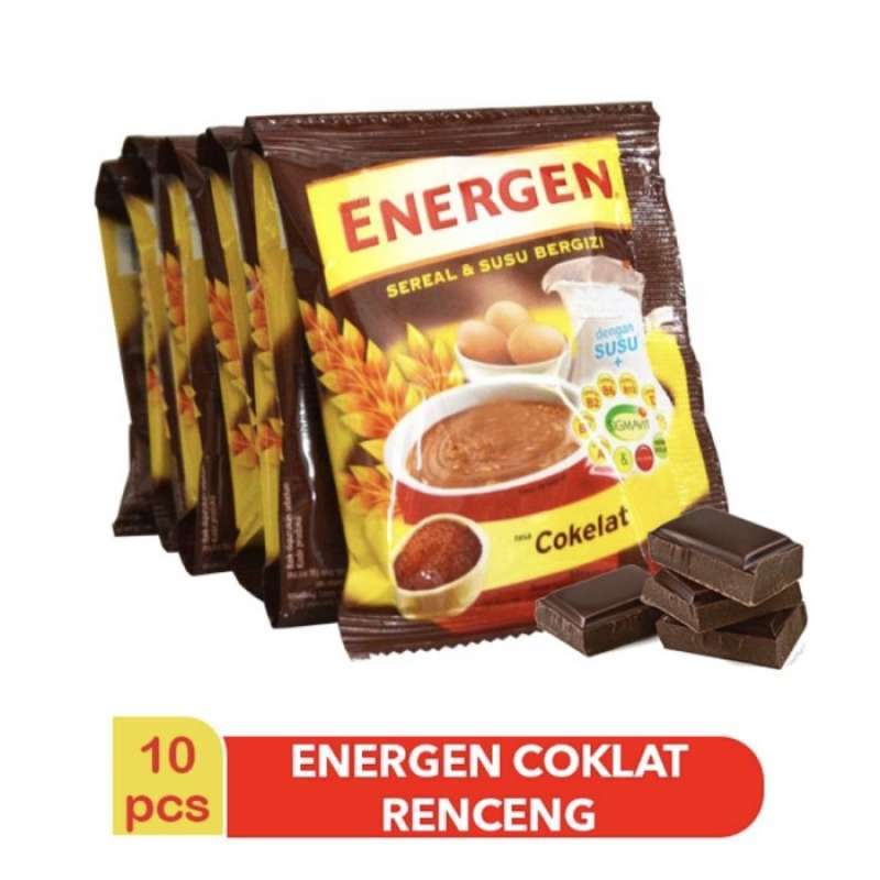 Jual Energen Susu Cereal Rasa Coklat isi 10 Sachet di Seller Naureen ...