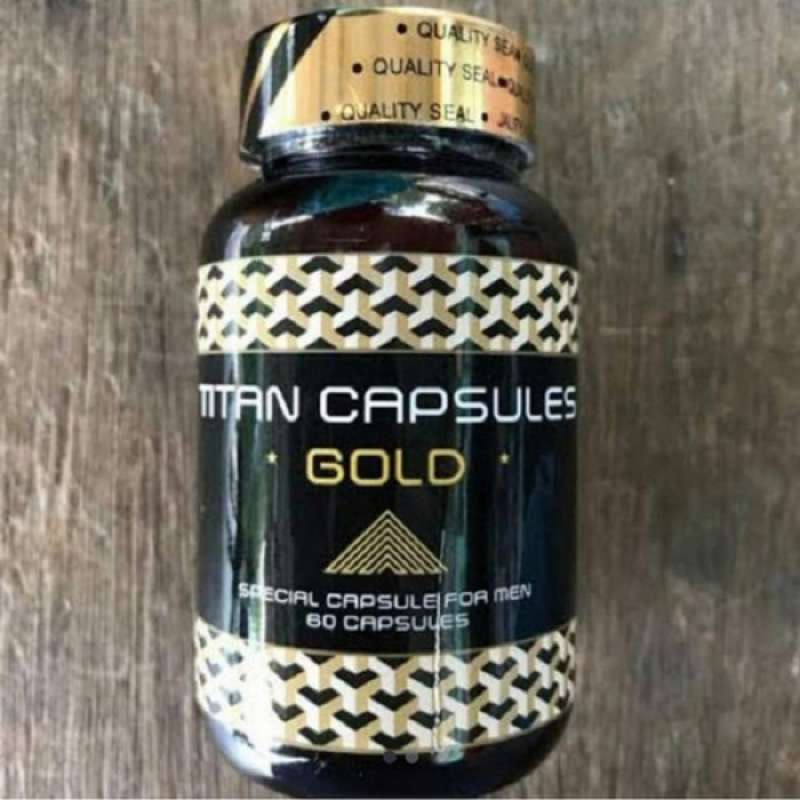 Promo Titan Capsule Gold 100% Asli Original Kemasan Hitam Diskon 33% di ...