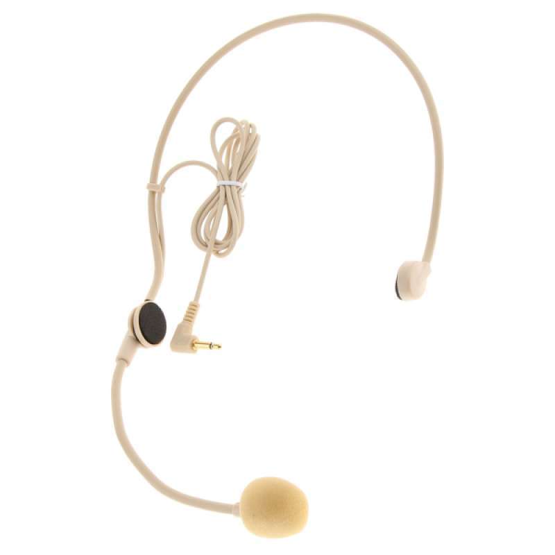 Jual Portable 3.5mm Earhook Headset Headworn Microphone for Tour Guide ...