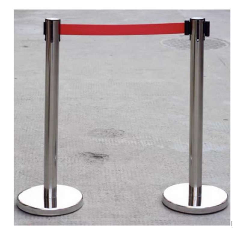 Jual Tiang Pembatas Antrian Stainless Tiang Antrian Mall 2m Tinggi 87cm ...