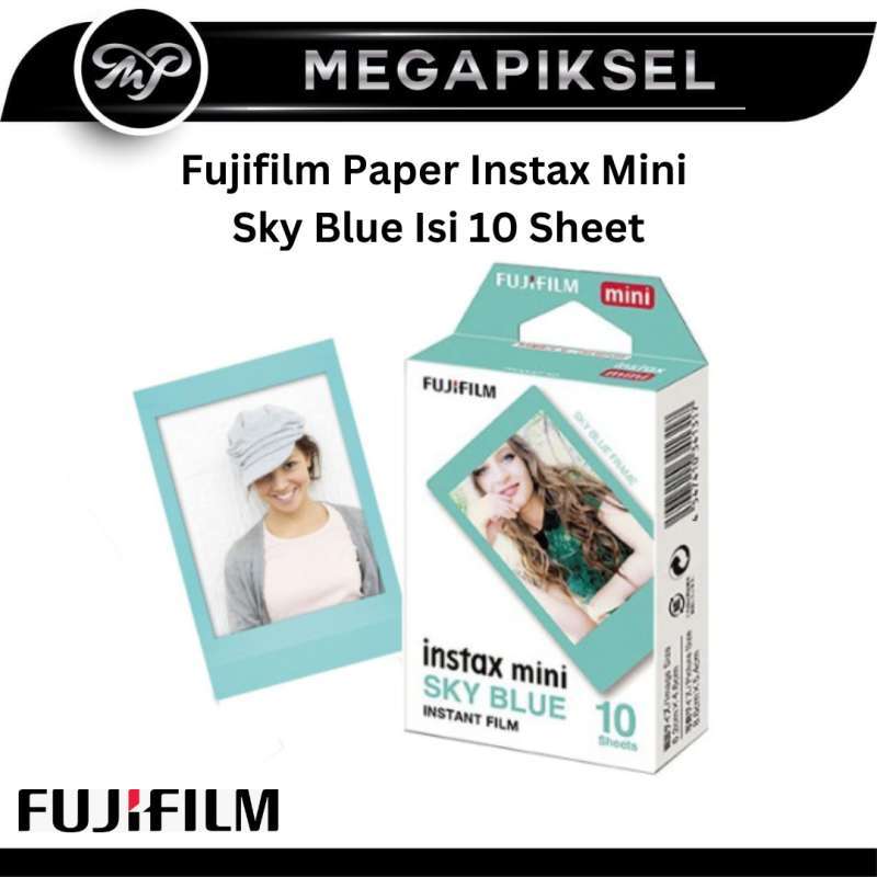 Jual Fujifilm Paper Instax Mini Sky Blue isi 10 sheets di Seller ...