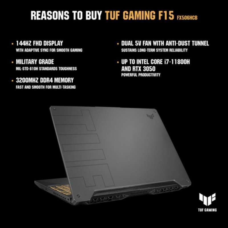 Jual Laptop Asus Tuf Gaming F15 Fx506heb I7 11800h Di Seller Atm Mobile Batam Atm Mobile